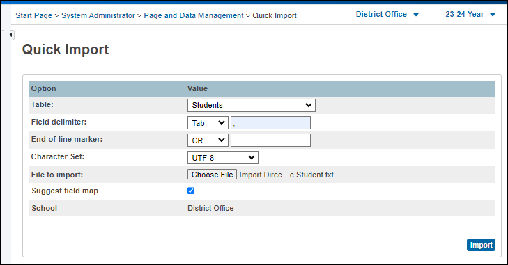 Appendix H - Import Direct Certification File